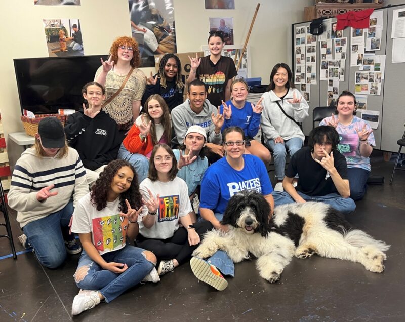 Students Share American Sign Language with Service Dogs - Paws for Life USA